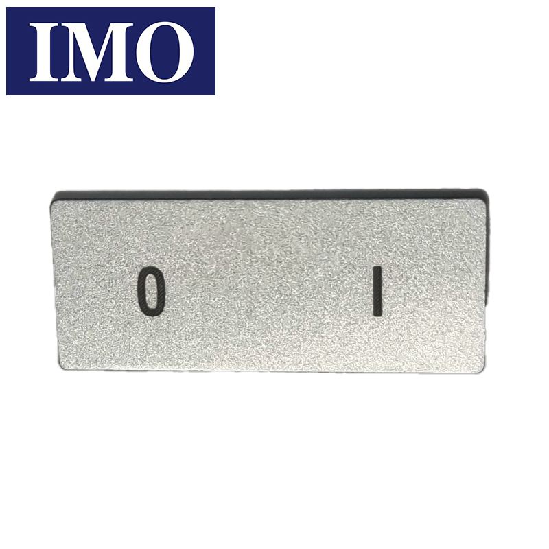 Étiquette BK4 marquée 0/1- BK401 IMO