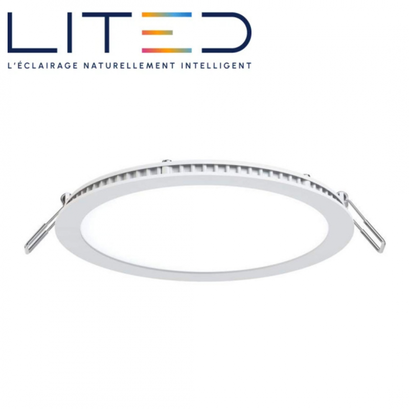Downlight LED FLAT 10 à 25W - ⌀174 à 290mm - 120° ON/OFF Lited