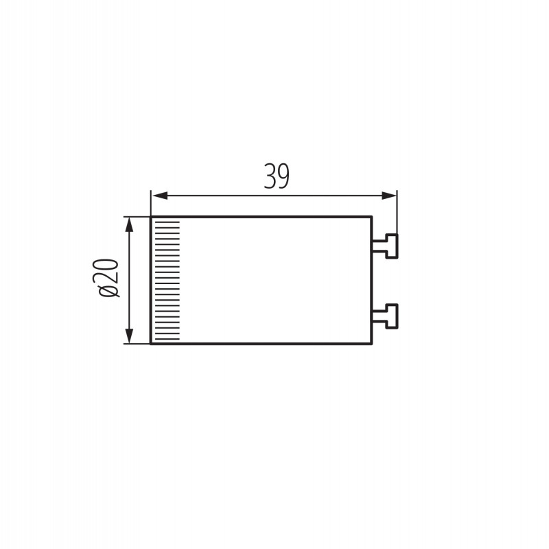 Starter pour tube fluorescent T8 - Kanlux 26069
