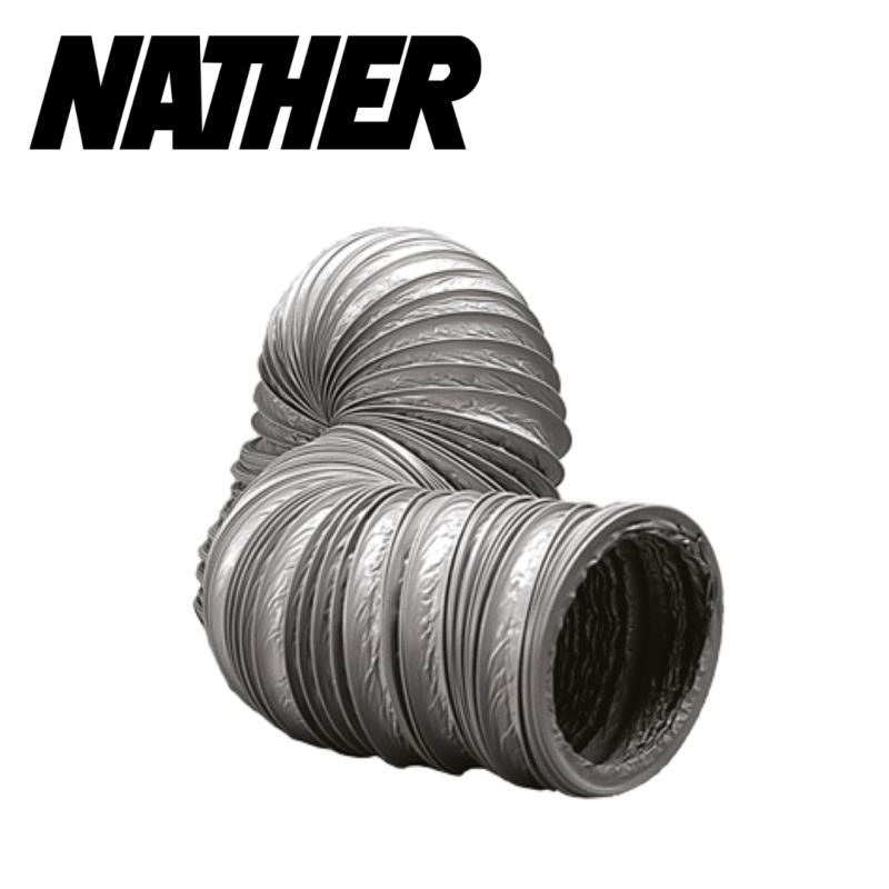Gaine souple en PVC Ø125mm rouleau de 20 mètres - 551992 NATHER