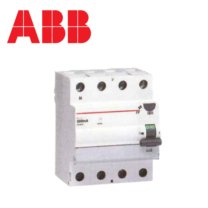 Interrupteur diff tétrapolaire 300mA Type AC 100A - 605522