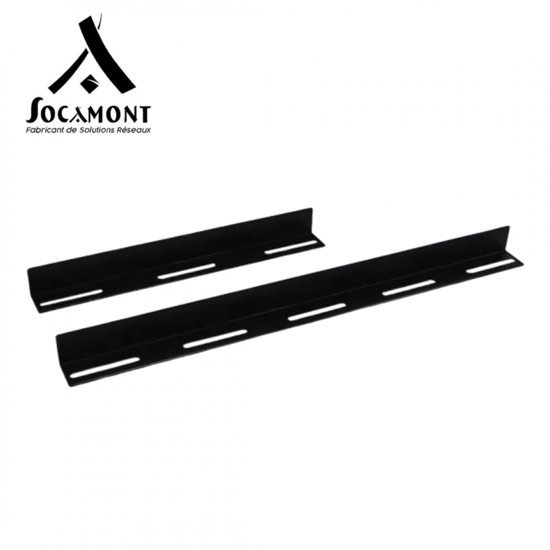 Rail en L fixe pour coffrets Ligne 100 prof. 600mm - 71106 Socamont